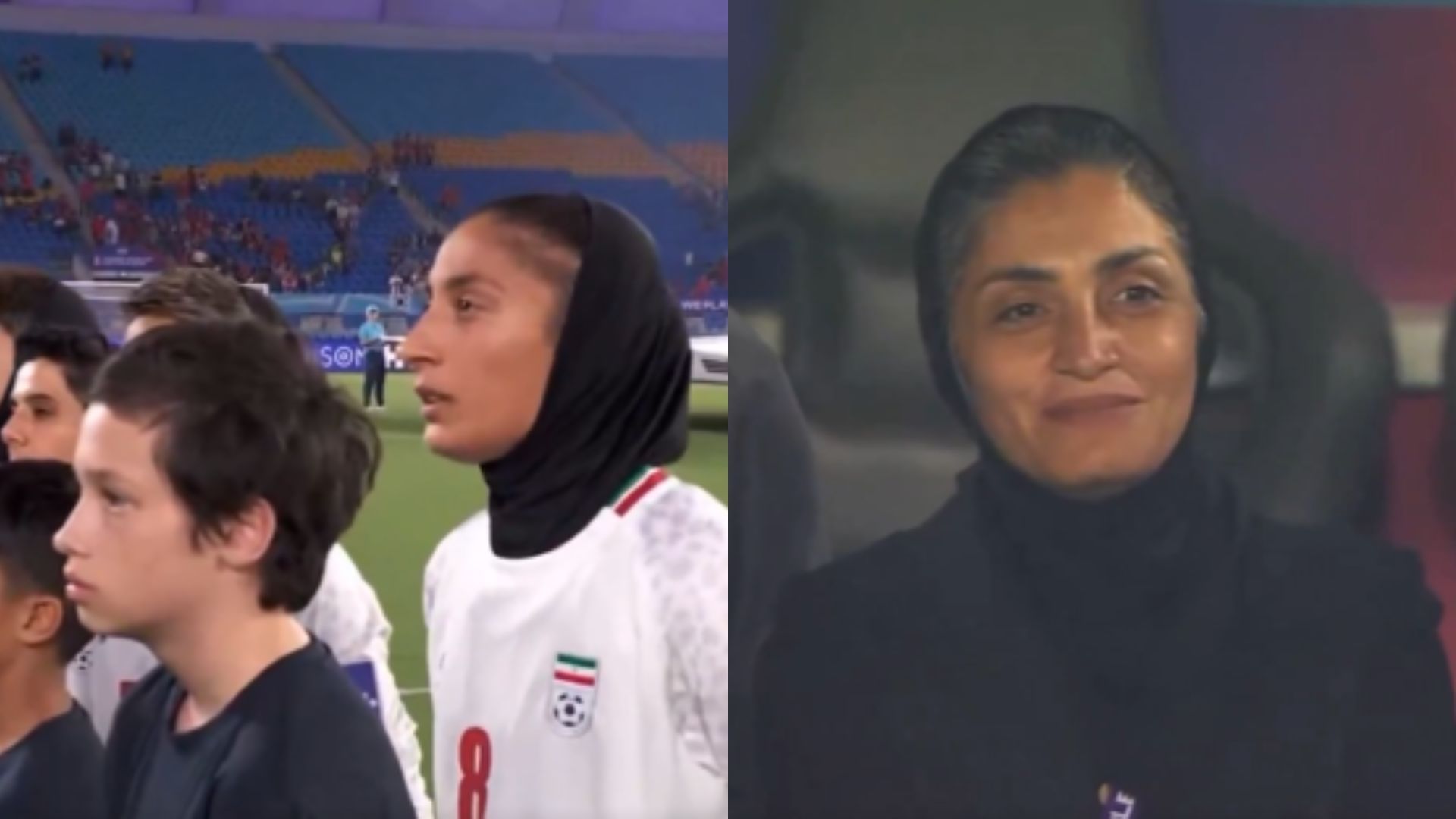 Video: Iranian women's football team refuses to sing national anthem ...