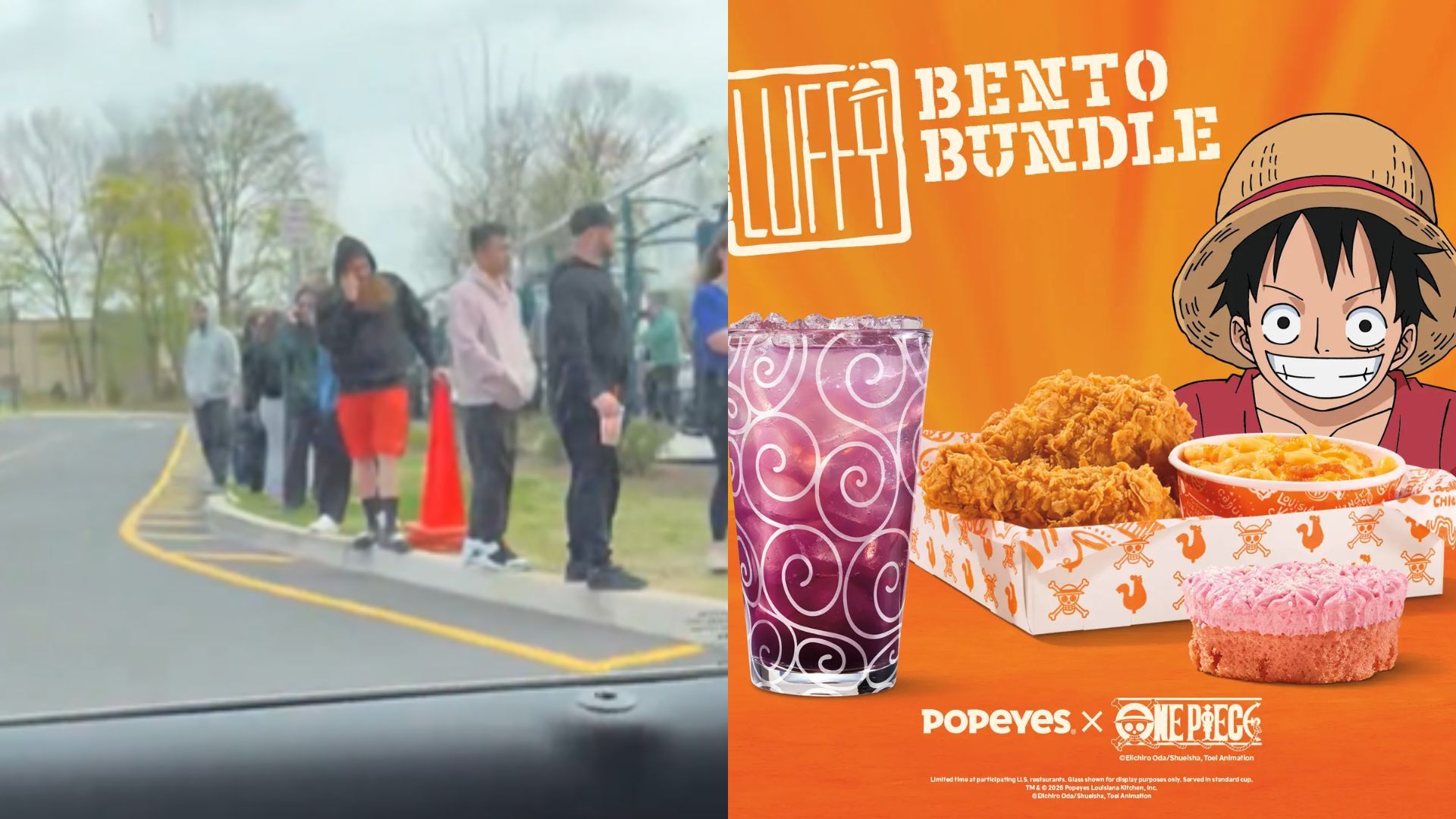 Video: Popeyes One Piece collab draws massive lines | Al Bawaba