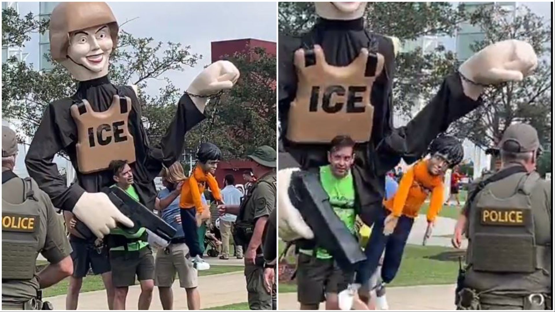 Video: Man protests ICE prior to Spain-Saudi Arabia World Cup game | Al ...