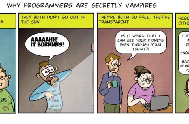 Beware of computer programmers, they may be vampires! | Al Bawaba