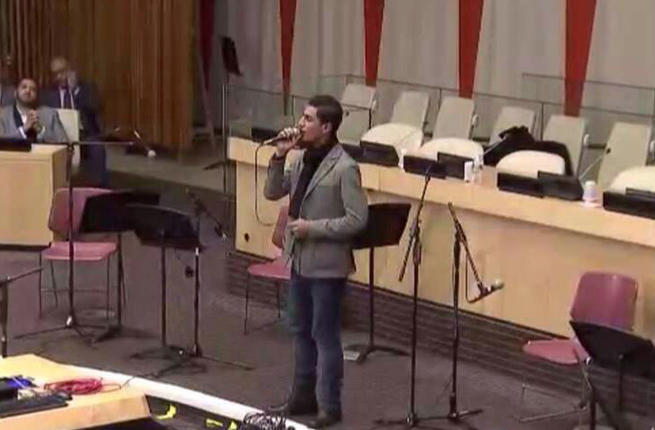 Mohammad Assaf performs for UN in The Big Apple | Al Bawaba