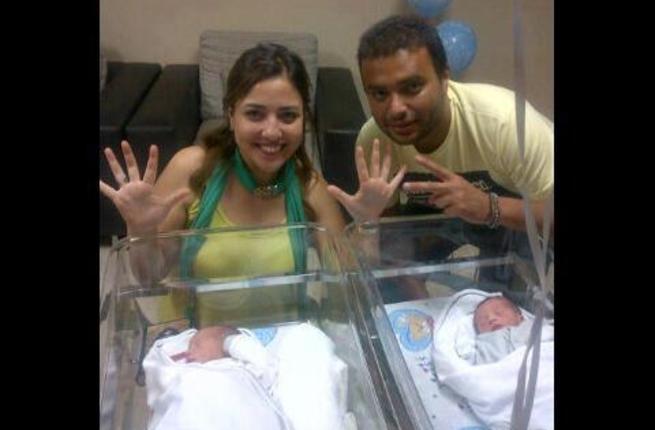 Rami Sabri is a proud father of twins | Al Bawaba