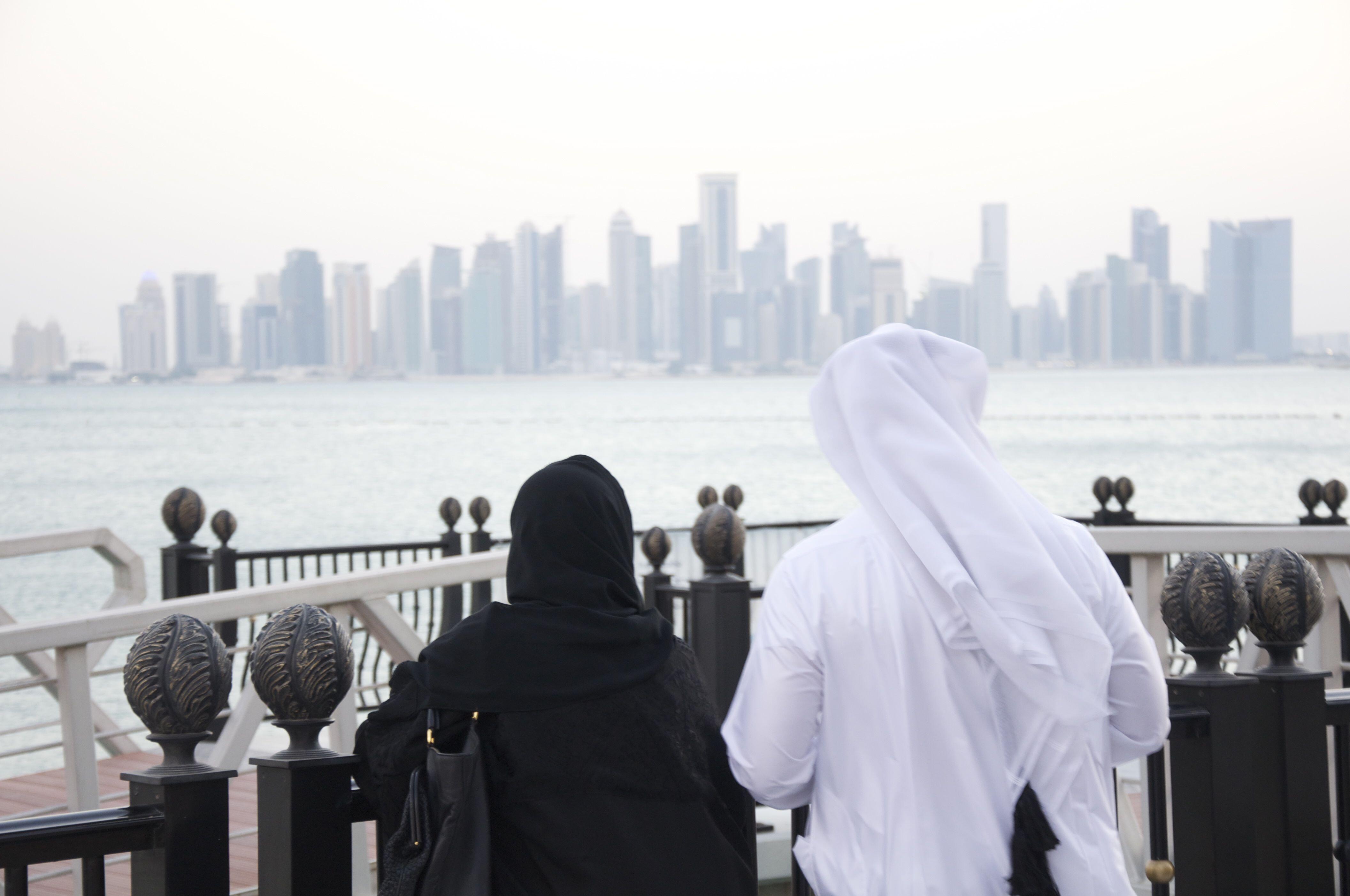 A Qatari entrepreneur appeared on television, and all we noticed was ...