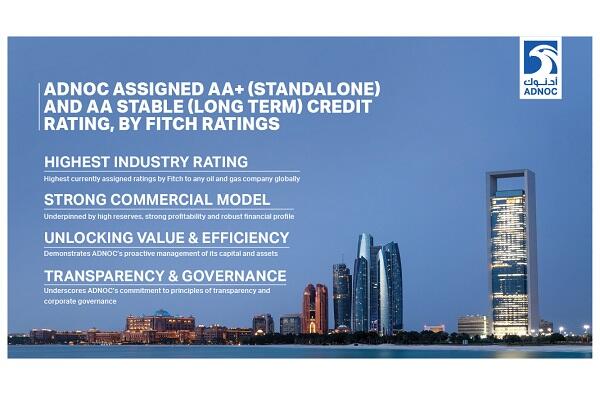 ADNOC Assigned AA+ Standalone and AA Long-Term Issuer Default Credit ...
