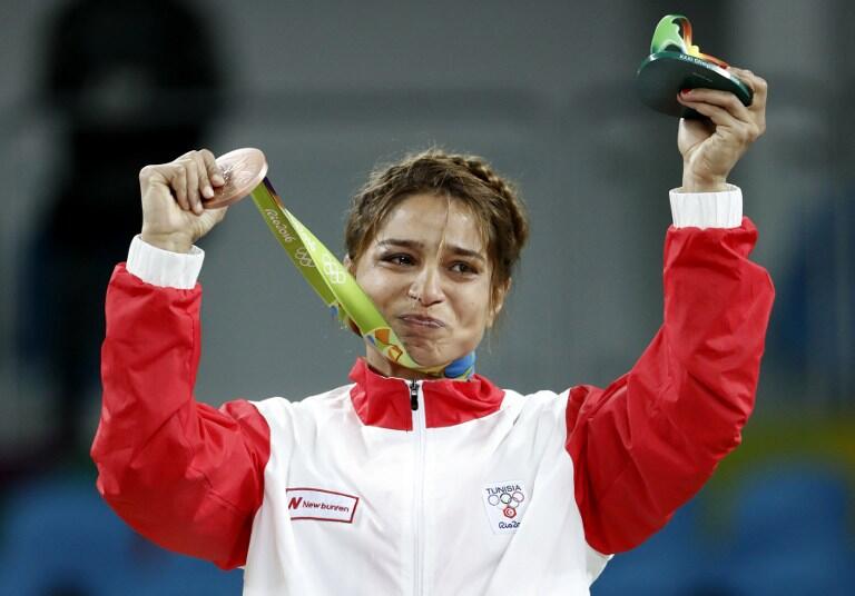 Rio Olympics: Tunisian wrestler Marwa Amri wins bronze medal | Al Bawaba