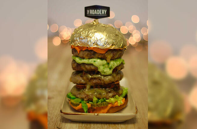 Dubai gets another luxury burger, this time with 24-carat gold on a ...
