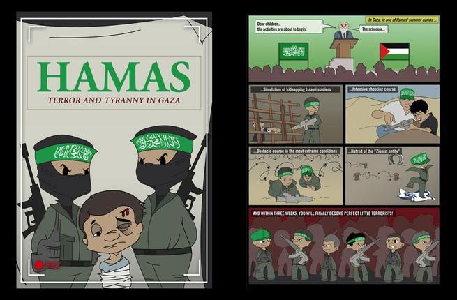 The Israeli military releases its first comic book: “Hamas in Comics ...