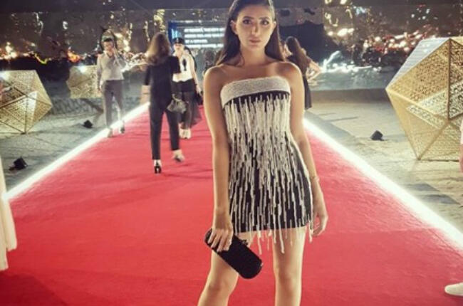 Sparkling! The Cost of Egyptian Actress May Omar's SHORT Dress is ...