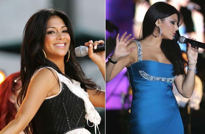 Wedding singers: Haifa Wehbe and Pussy Cat Doll for lucky 400 marrying ...