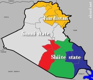 Three in One: Iraq dividing into Kurdish, Sunni and Shiite states | Al ...