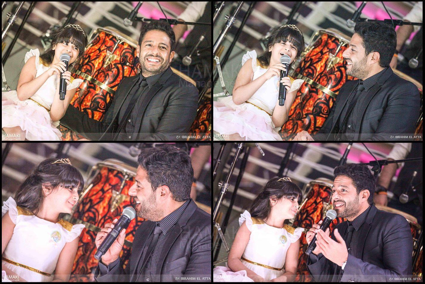 A little girl sings her heart out at Mohamed Hamaki's recent wedding ...