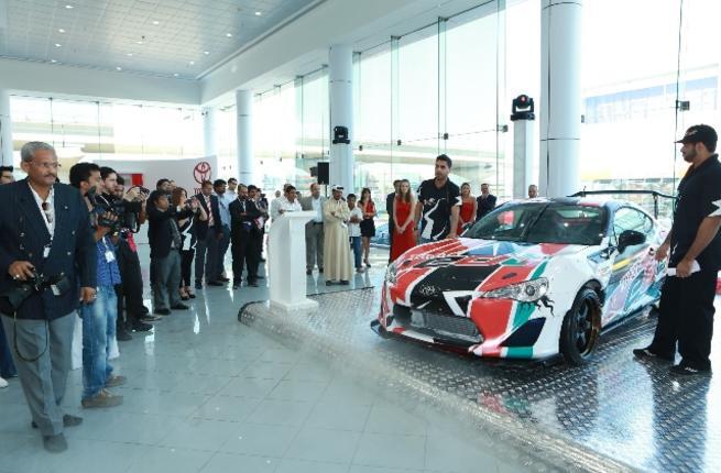 Al- Futtaim Motors and Toyota Emirates drifting team unveil a muscled ...