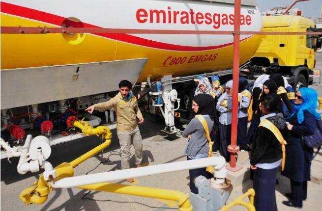 Emirates Gas shares gas cylinder safety practices with students | Al Bawaba