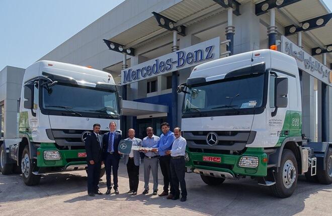 Mercedes-Benz Oman Delivers Two Actros Trucks to Special Technical ...