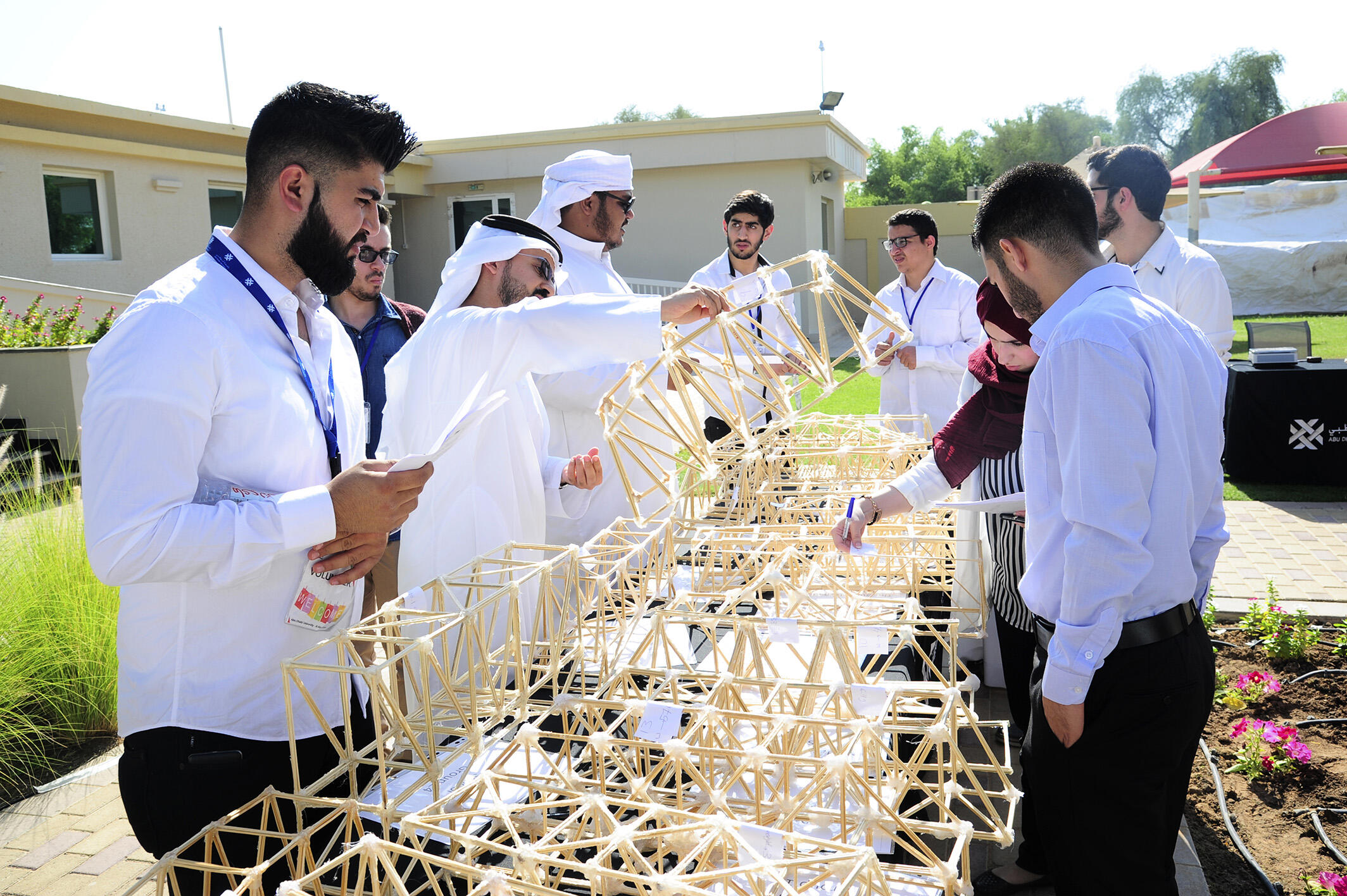 Abu Dhabi University Hosts First Bridge Design Competition for School ...