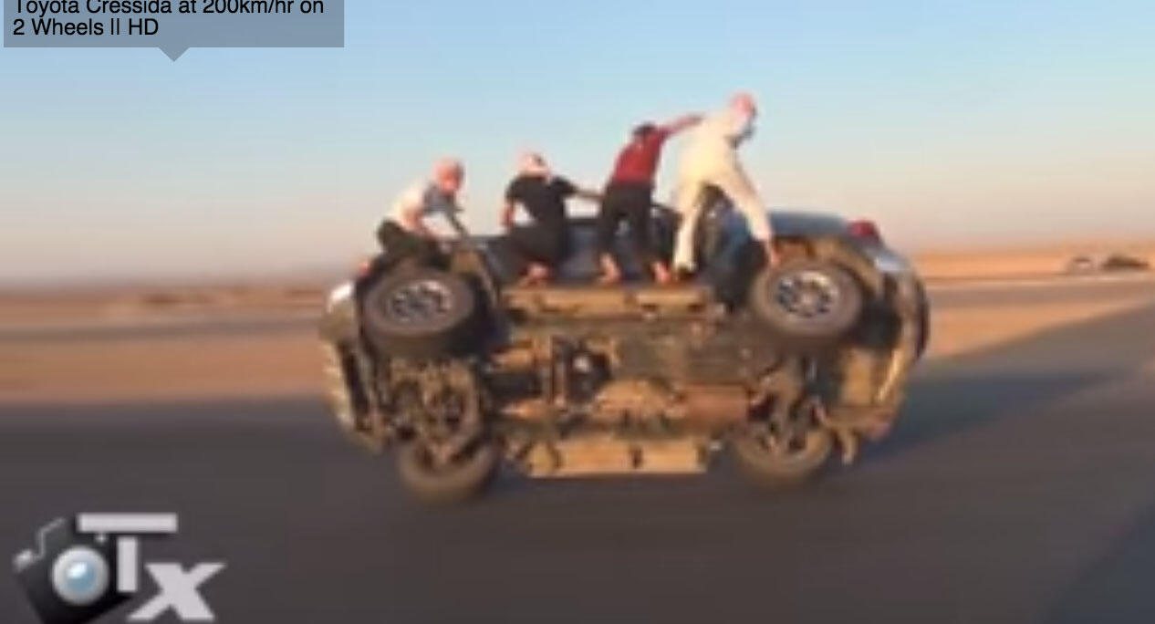 Saudi men's crazy car stunts don't always end well | Al Bawaba